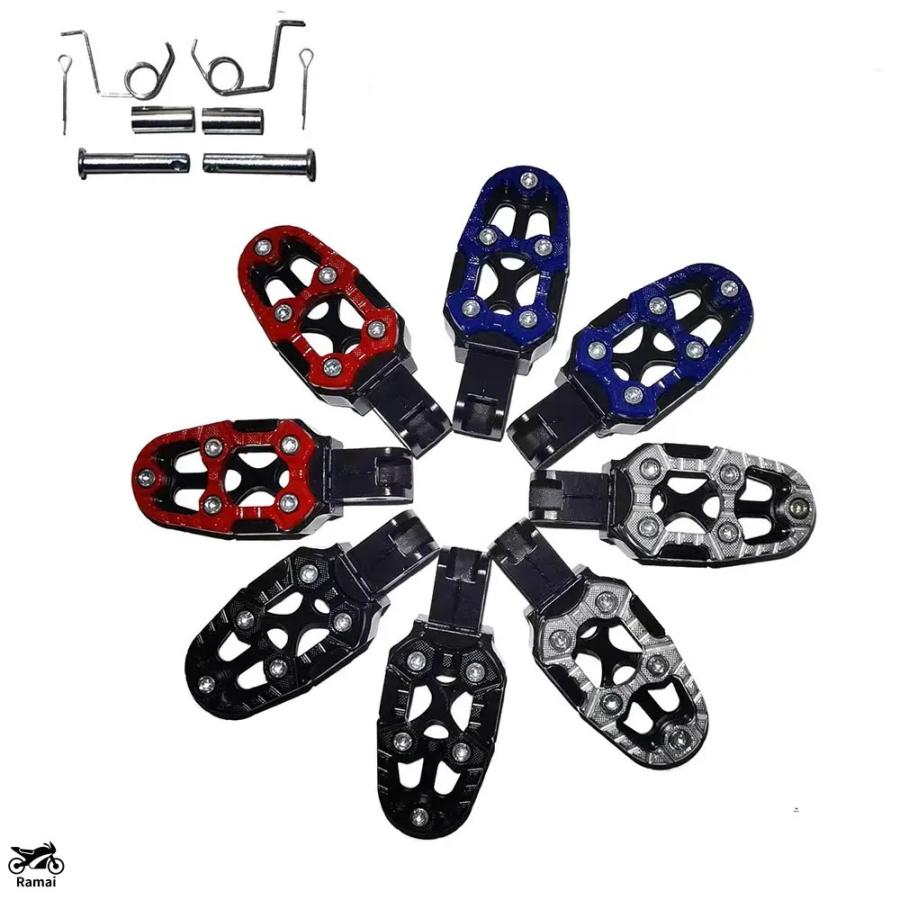 【並行輸入品】Universal Motorcycle Foot Pedals for Motor Anti-skid Rests ...