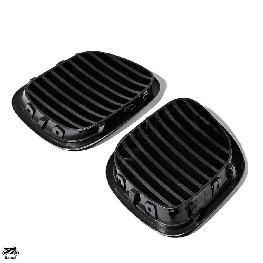 【並行輸入品】 BMW Z3 1996年-2002年 タイプ 1 ペア フロント グリル つやあり ブラック 左 右 サイド キドニー ...