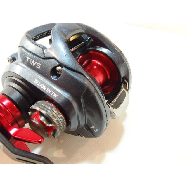 ダイワ ジリオン TWS SV TW 7.3 ZPI スプール RCS カーボンハンドル などカスタムパーツ付 左巻きベイトリール(28907 ...