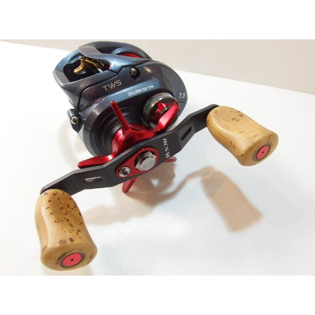 ダイワ ジリオン TWS SV TW 7.3 ZPI スプール RCS カーボンハンドル などカスタムパーツ付 左巻きベイトリール(28907 ...