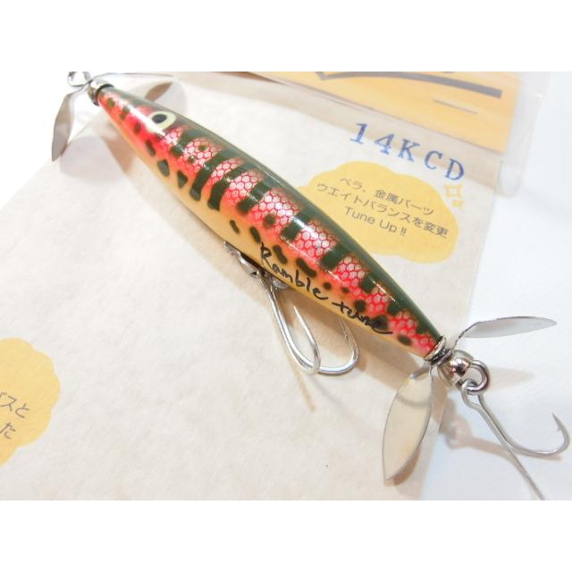 ダイイングフラッター ランブルチューン 14KCD ヘドン Heddon DYING FLUTTER ランブルフィッシュ カスタム トップ ...