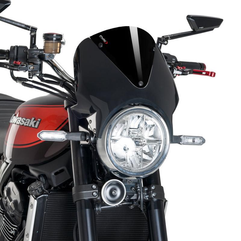 Puig 024NN WINDSHIELD VISION [BLACK]Kawaski Z900RS SE (22-25)Z900RS (18 ...