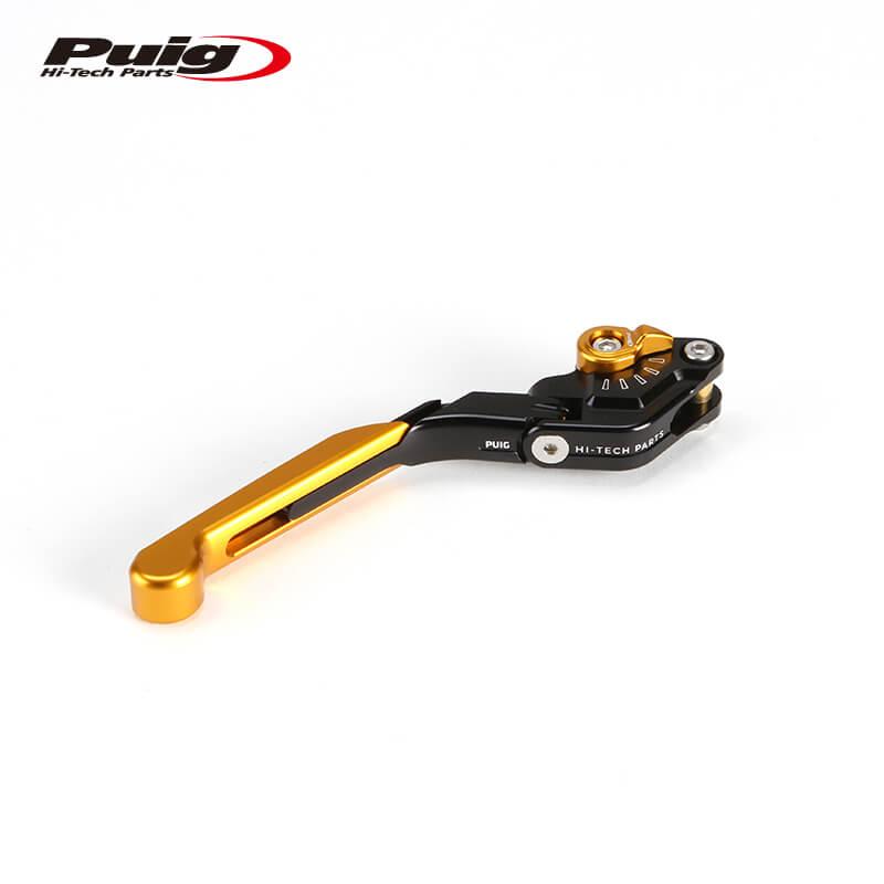 Puig Puig(プーチ) 14ONO EXTENDABLE FOLDABLE BRAKE LEVER 3.0 GOLD/GOLD （全長 ...