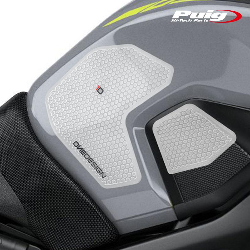 Puig 20090W SPECIFIC SIDE TANK PADS YAMAHA MT-09/SP [CLEAR] プーチ サイドタンク ...