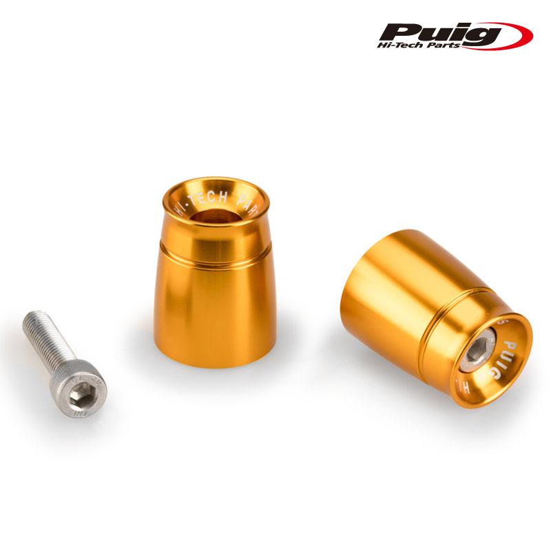 Puig（プーチ） Puig 21008O SHORT BAR ENDS WEIGHTS WITH RIM [GOLD] KAWASAKI ...