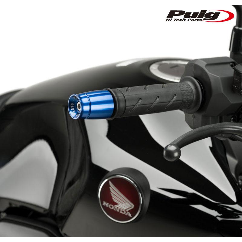Puig（プーチ） Puig 21009A SHORT BAR ENDS WEIGHTS WITH RIM [BLUE] HONDA ...