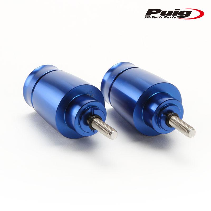 Puig（プーチ） Puig 21009A SHORT BAR ENDS WEIGHTS WITH RIM [BLUE] HONDA ...