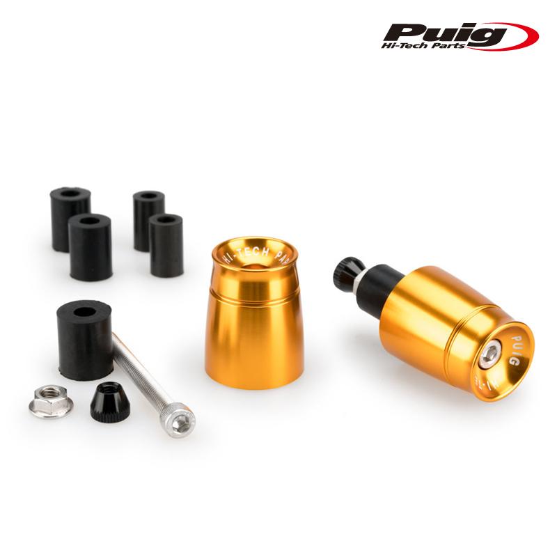 Puig（プーチ） Puig 21011O SHORT BAR ENDS WEIGHTS WITH RIM [GOLD] APRILIA ...