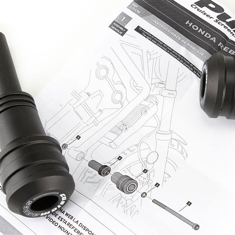 Puig 21045N FRAME SLIDERS [Vintage 2.0] HONDA CMX 500/250 REBEL (17-25 ...