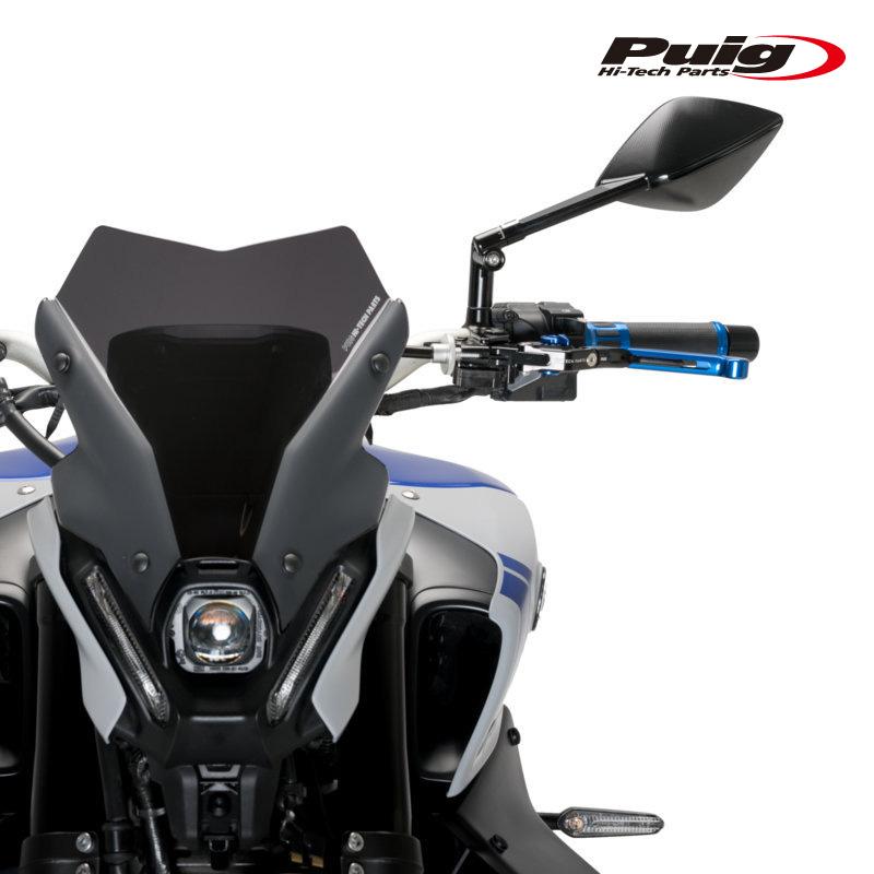 Puig 21124-25N MIRROR TOP TECH I [BLACK] プーチ 汎用タイプ ミラー : 21124-25n ...