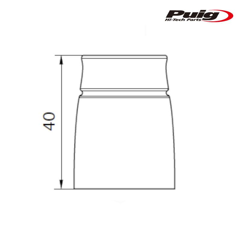 Puig 21400A BAR ENDS SPORT MODEL [BLUE] YAMAHA YZF-R1 (15-23) YZF-R1M ...