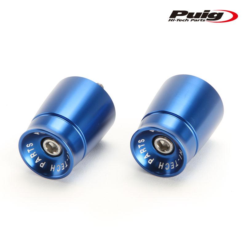 Puig 21400A BAR ENDS SPORT MODEL [BLUE] YAMAHA YZF-R1 (15-23) YZF-R1M ...