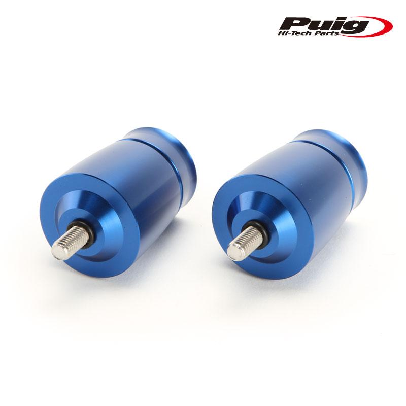Puig（プーチ） Puig 21400A BAR ENDS SPORT MODEL [BLUE] YAMAHA YZF-R1 (15-24 ...