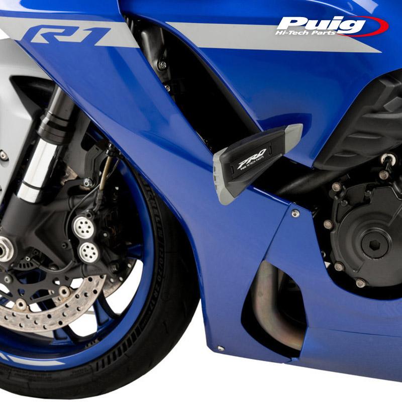 Puig 21544N FRAME SLIDERS PRO2.0YAMAHA YZF-R1 (15-24) YZF-R1M (17-24)プー ...
