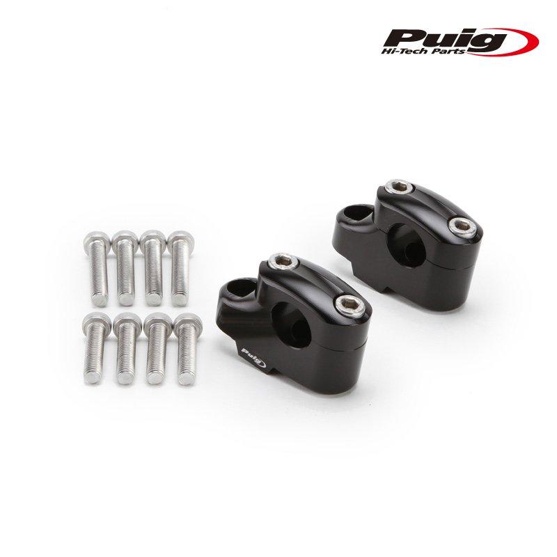 Puig 21750N PULLBACK RISERS [BLACK] 20mm Φ22mm 汎用 プーチ プルバックライザー ...