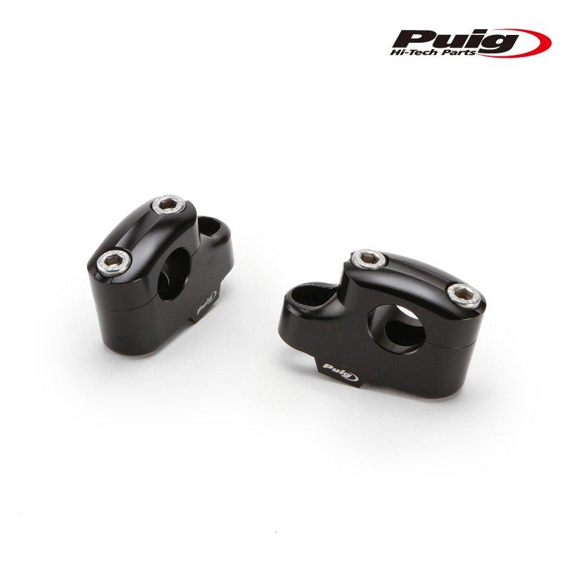 Puig 21750N PULLBACK RISERS [BLACK] 20mm Φ22mm 汎用 プーチ プルバックライザー ...