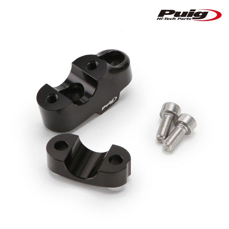 Puig 21750N PULLBACK RISERS [BLACK] 20mm Φ22mm 汎用 プーチ プルバックライザー ...