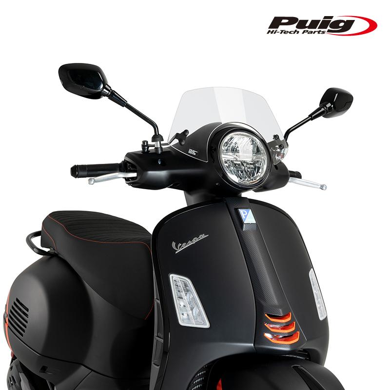 Puig 21768W WINDSHIELD GTS SPORT [CLEAR] VESPA 300 SUPER(23-25) SUPER ...