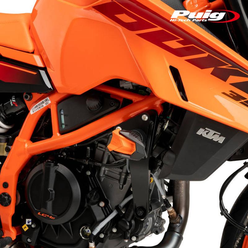 Puig 21918N FRAME SLIDERS KTM 125 DUKE (24-25) 390 HUSQVARNA SVARTPILEN ...