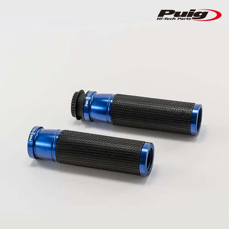 Puig 3553A HI-TECH ASCENT GRIPS [BLUE] 123mm 汎用 プーチ アセント グリップ ハンドルバーエンド : 3553a : RAMBUTAN - 通販 ...