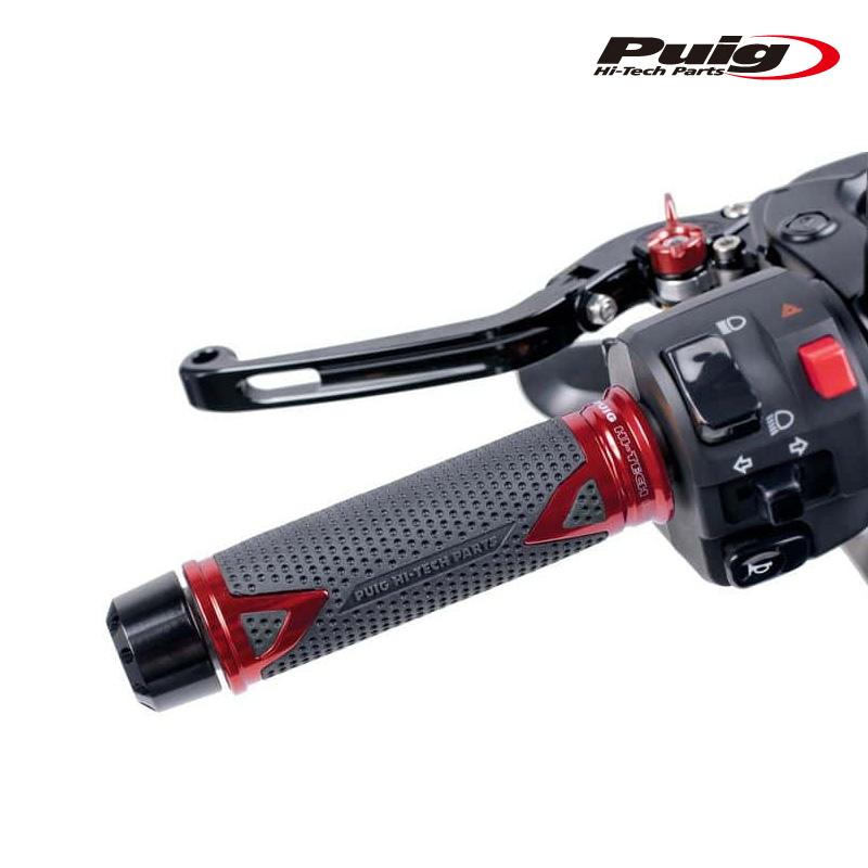 Puig 6325R HI-TECH RADIKAL GRIPS [RED] 119mm 汎用 プーチ ラディカル グリップ ハンドルバーエンド : RAMBUTAN - 通販 - Yahoo ...