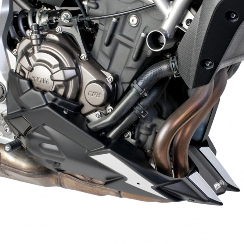 Puig 7022J ENGINE-SPOILER [MATT BLACK] YAMAHA MT-07/TRACER/TRACER 700 ...