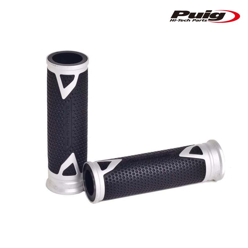 Puig（プーチ） Puig 8191P RADIKAL GRIPS [SILVER] 123mm 汎用 ラディカル グリップ ハンドルバーエンド : RAMBUTAN - 通販 ...