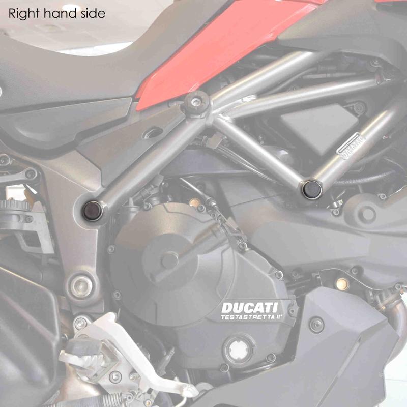 Puig 9636N CHASSIS CAPS [BLACK] DUCATI MULTIESTRADA 1200/1200 S/1200 ...