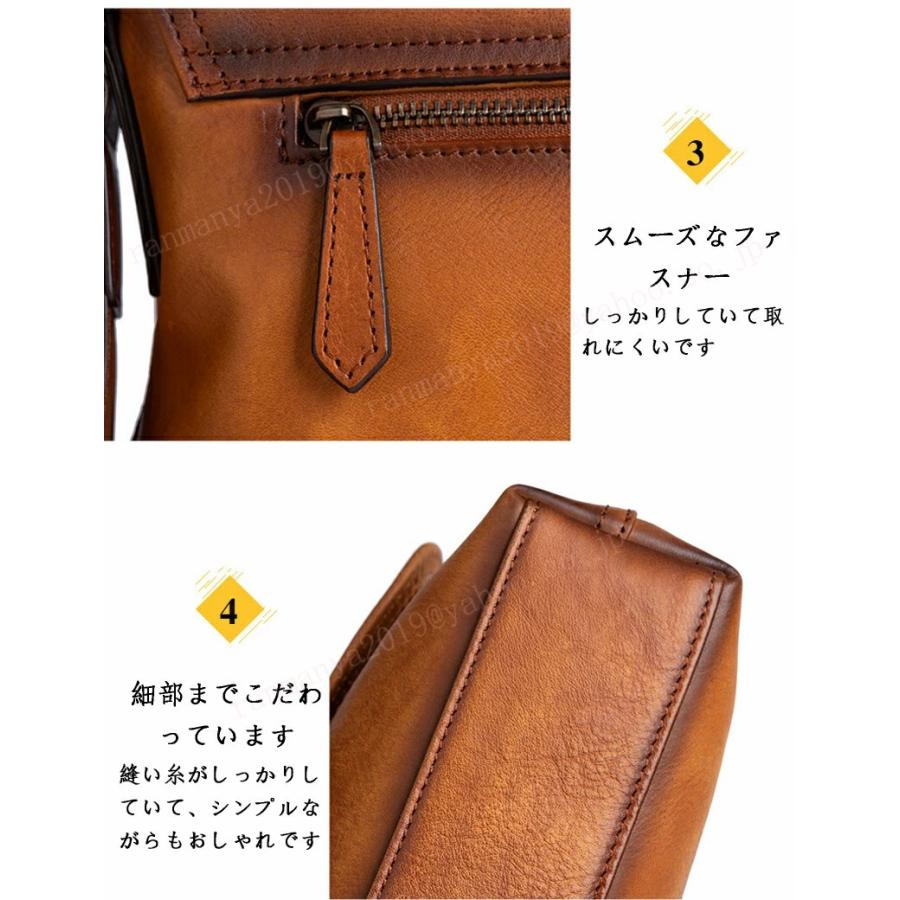職人手作り ヌメ革 メンズバッグ ショルダーバッグ メッセンジャー