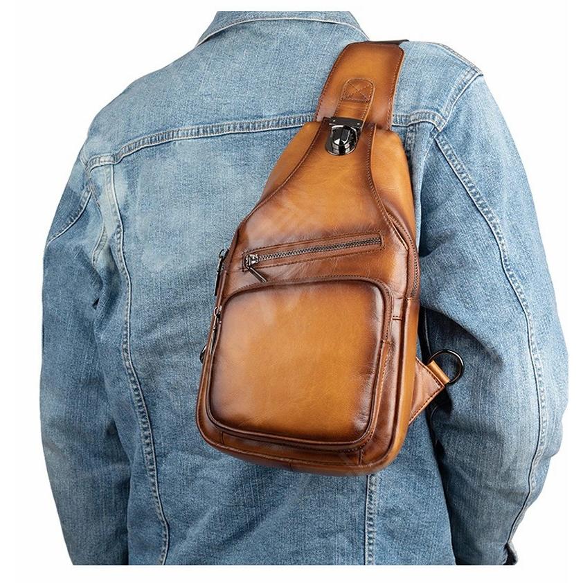 ボディバッグ メンズ 本革 レザー 男性 ワンショルダーバッグ 斜め掛け