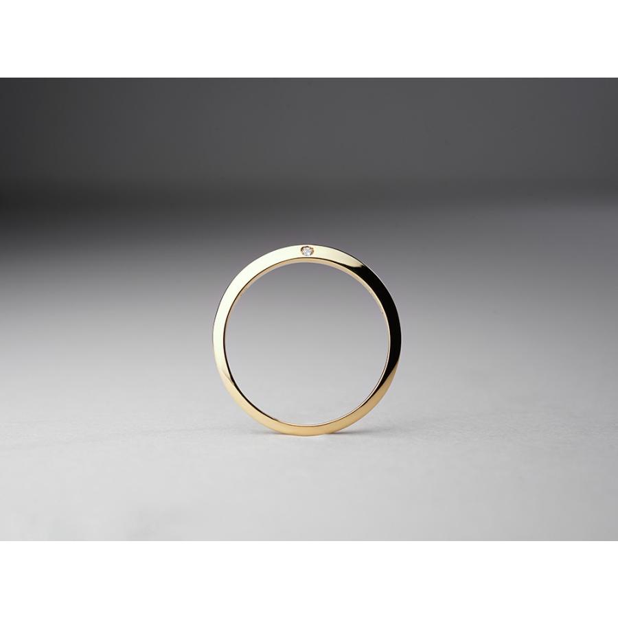 K18 ブリージョ リング Brillo ring 三日月 ひと粒 レディース K18 ブリージョ リング Brillo ring 三日月 ひと粒 レディース