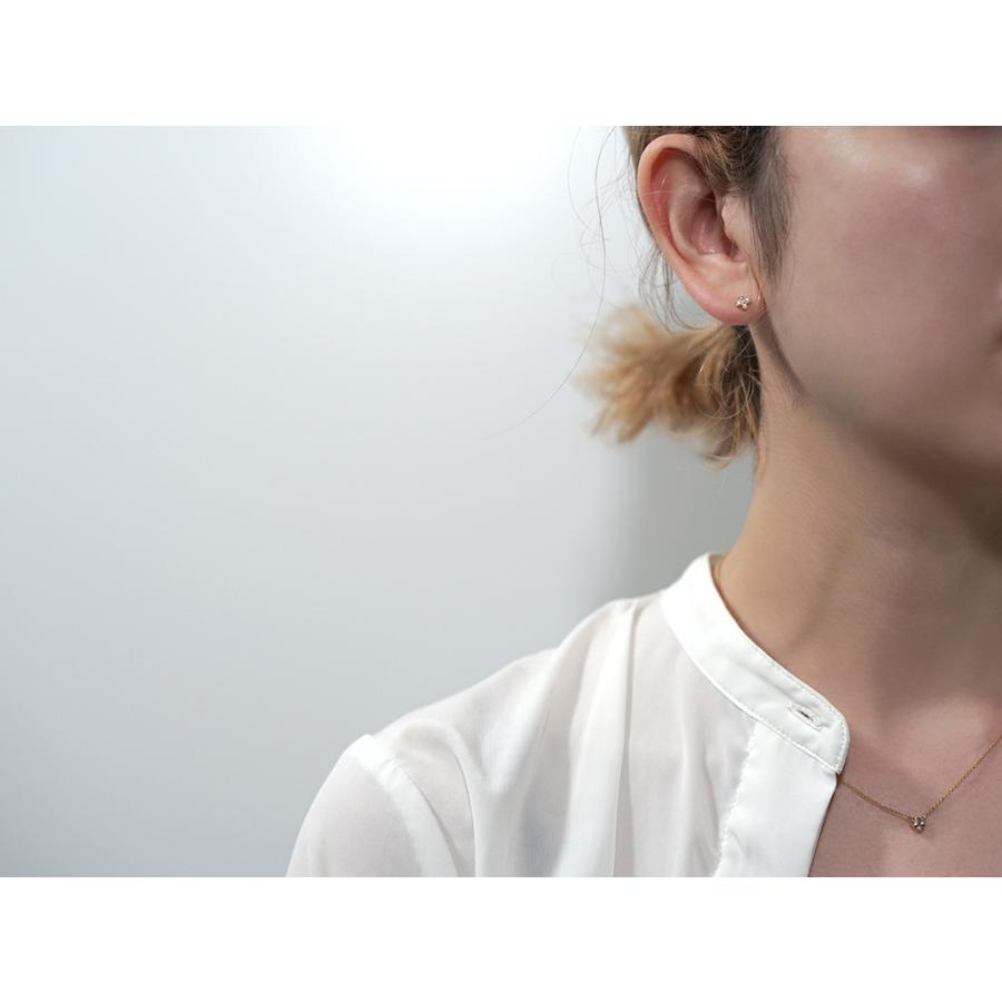 K18 プラス クロス ダイヤモンド ピアス プチサイズだから、使い K18 プラス クロス ダイヤモンド ピアス プチサイズだから、使い