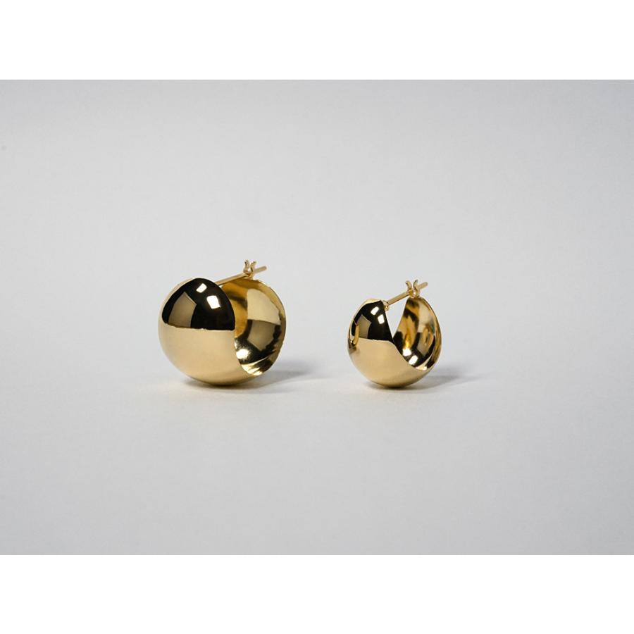 K18 ワイド ゲッコー ピアス gekko レディース フープピアス 地 K18 ワイド ゲッコー ピアス gekko レディース フープピアス 地