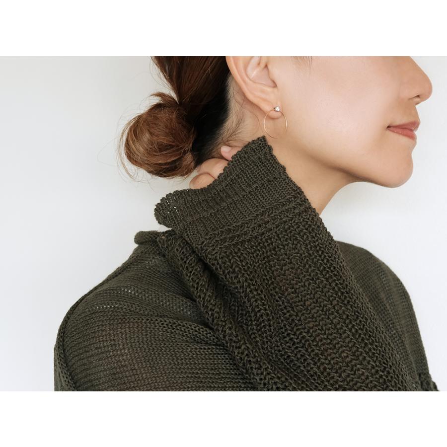 【3/28午後値上げ実施】 K18/Pt ルシオラ ダイヤモンド ピアス 0.2ct レディース 女性用 18K 18金 Pt プラチナ コンビ サークル スタッドピアス ...