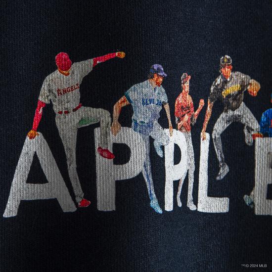 APPLEBUM（アップルバム） “9 PLAYERS” CREW SWEAT NAVY ネイビー : RAPPA - 通販 - Yahoo!ショッピング