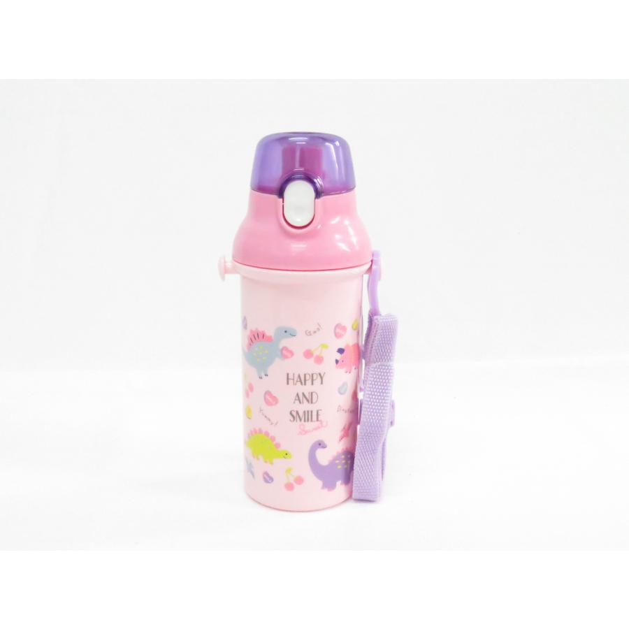 かわいい恐竜の水筒 抗菌食洗機対応直のみワンタッチボトル 「HAPPY AND SMILE」480ml : Raptors - 通販 - Yahoo!ショッピング