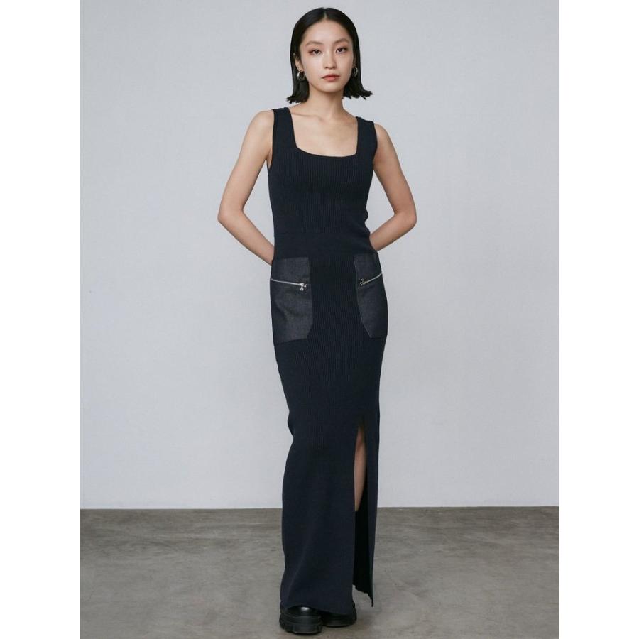 EMODA EMODA（エモダ）ドッキングポケットリブワンピース 即日発送 : RAPTURE - 通販 - Yahoo!ショッピング