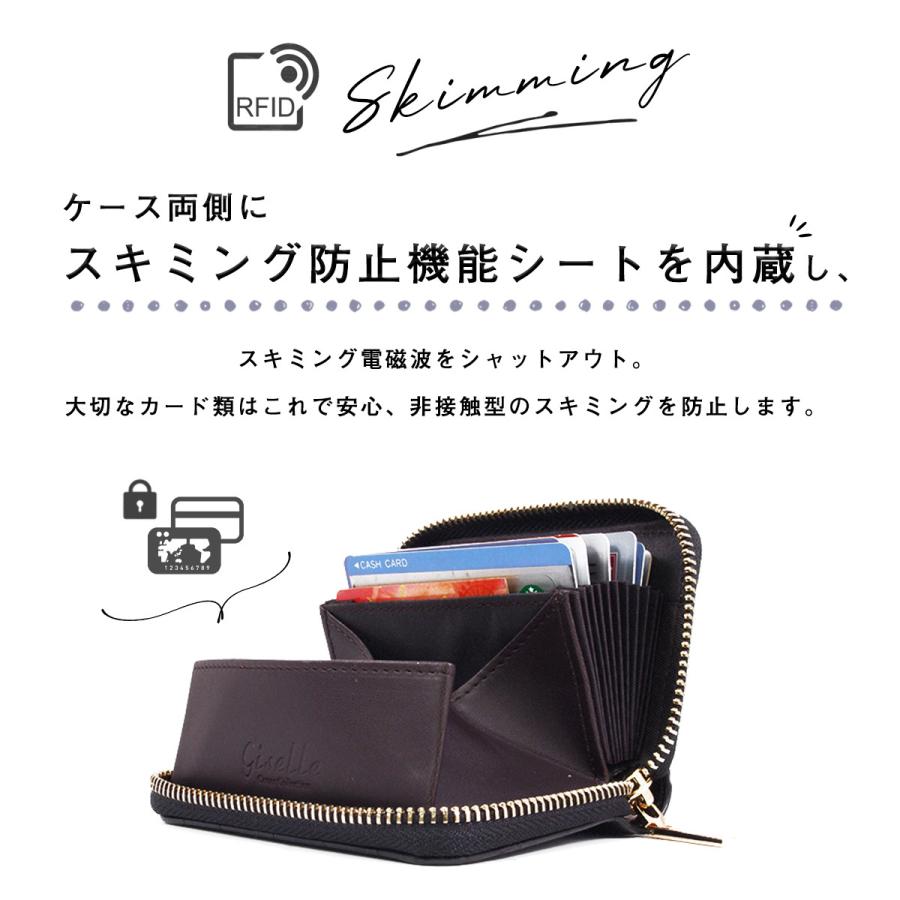 GISELLE ミニ財布 レディース 二つ折り 大容量 お札折らない GISELLE ミニ財布 レディース 二つ折り 大容量 お札折らない