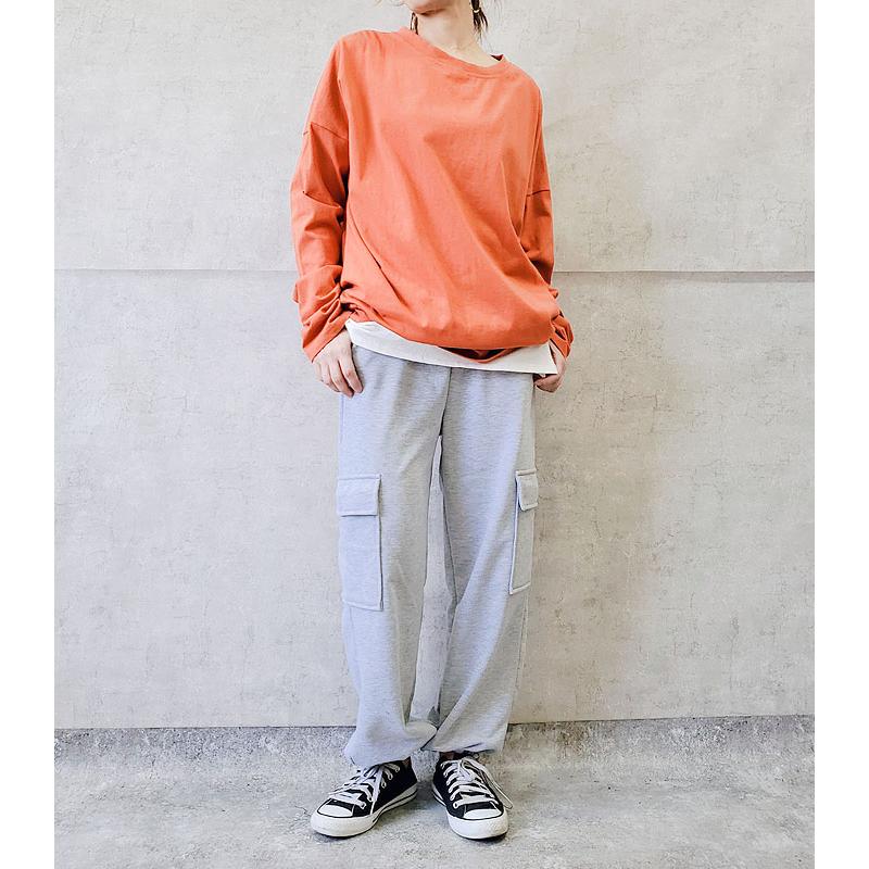 uricca パンツ カーゴパンツ レディース 夏 黒 おしゃれ きれいめ スウェット ボトムス ゆったり ウエストゴム [郵3]^b420 : uricca ウリッカ - 通販 ...