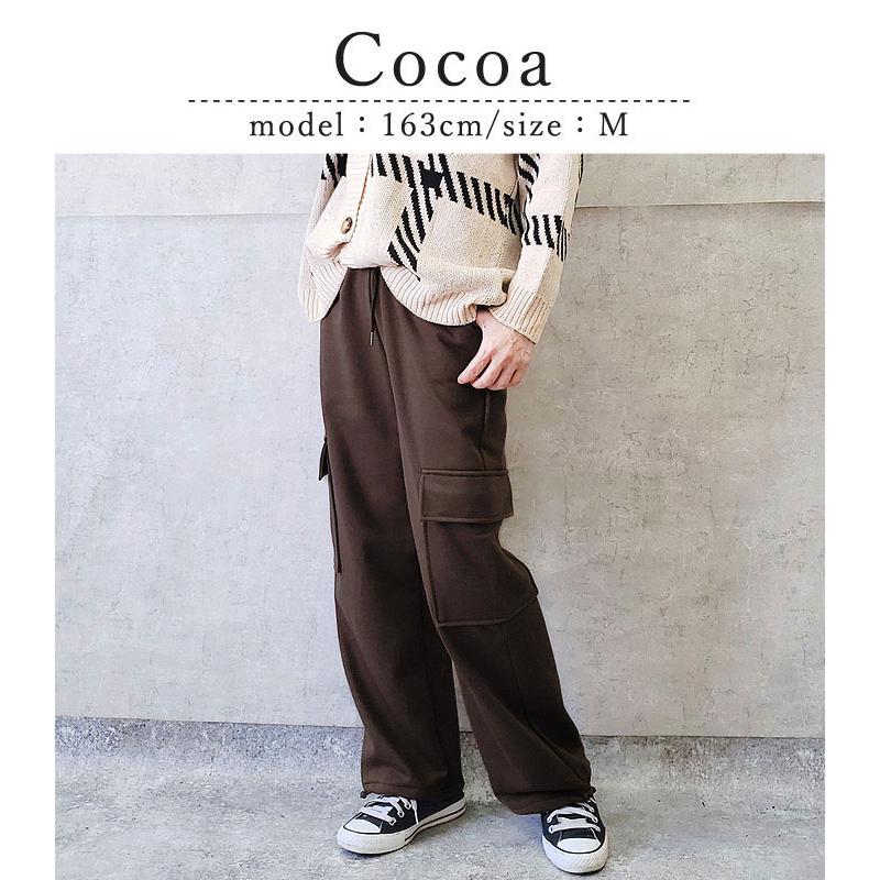 uricca パンツ カーゴパンツ レディース 夏 黒 おしゃれ きれいめ スウェット ボトムス ゆったり ウエストゴム [郵3]^b420 : uricca ウリッカ - 通販 ...