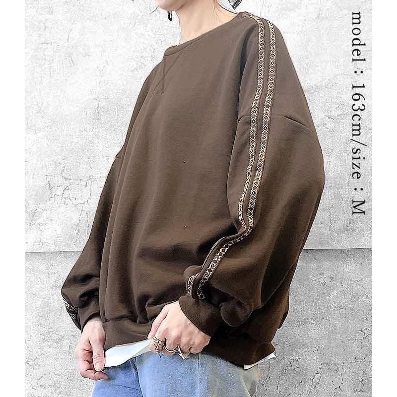 トップス スウェット プルオーバー ライン デザインスウェット ラグラン ゆったり レディース(送料無料)[郵3]^t1025^ :t1025:uricca ウリッカ - 通販 - Yahoo ...