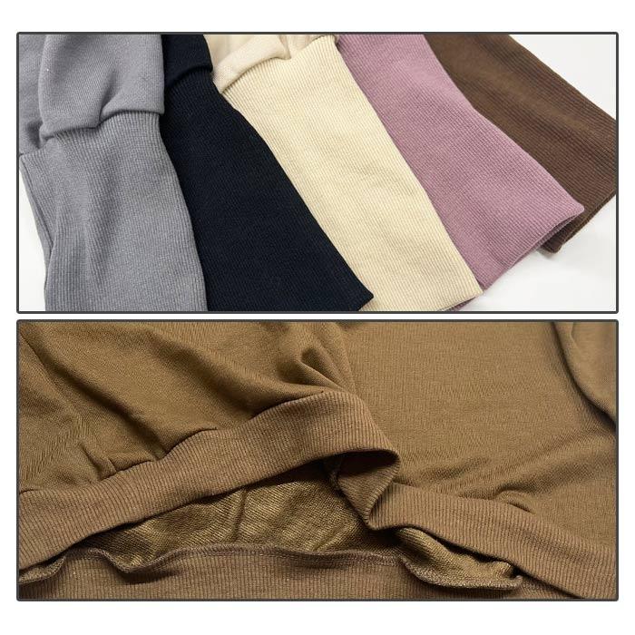 uricca パーカー キーネック 袖リブ フード付き リブ長 無地カットソー Vネック レディース [郵3]^t960^ : uricca ウリッカ - 通販 - Yahoo!ショッピング