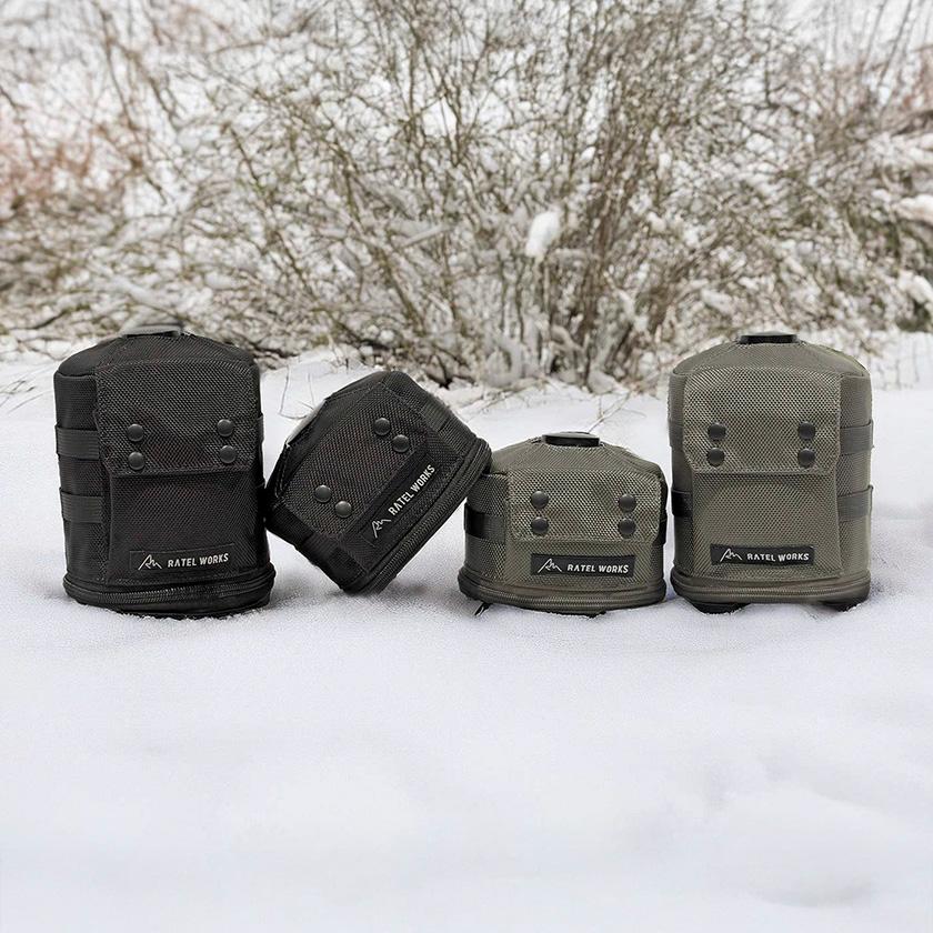 RATEL WORKS OD CAN COVER (OD缶カバー) RATELWORKS ラーテルワークス ガス缶 キャンプ 冬 雪 OD缶 ...