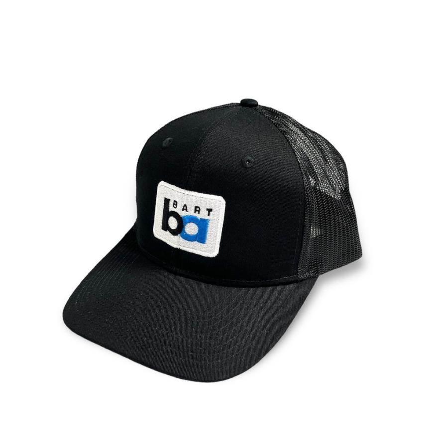 BART Bay Area Rapid Transit トラッカー キャップ ブラック メンズ レディース 帽子 メッシュキャップ バート ...