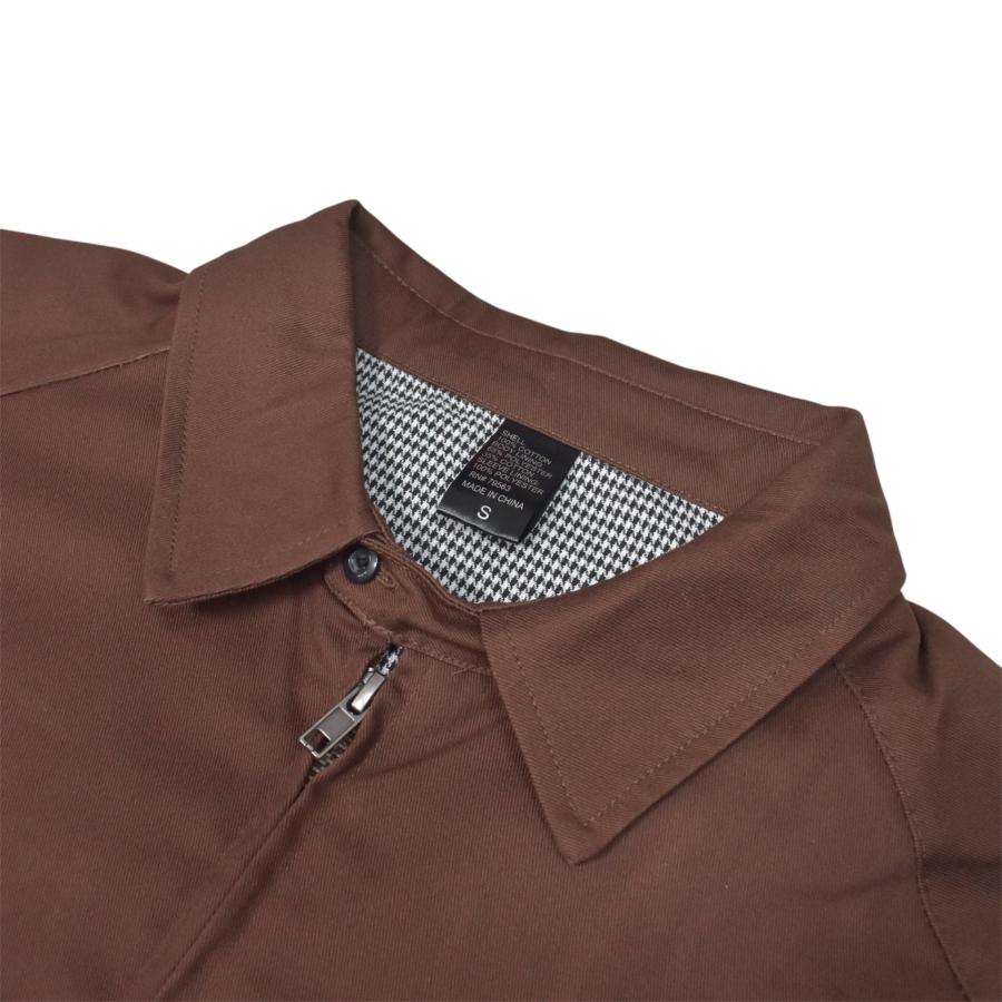 BEIMAR（ビーマー） Beimar Cotton Houndstooth Drizzler Jacket Brown ハウンドトゥース ...