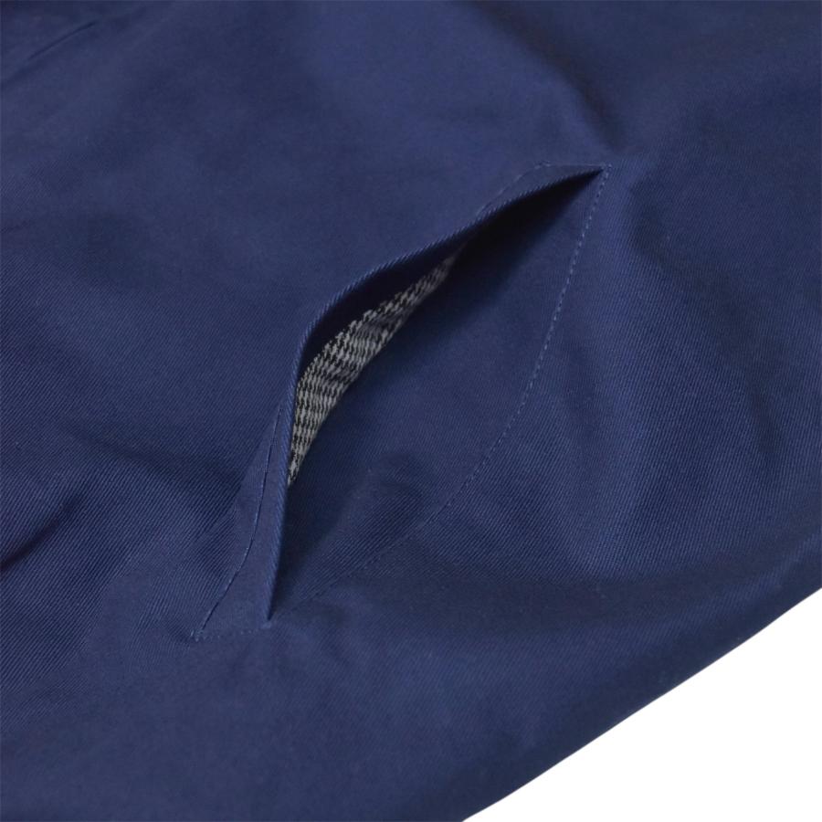 BEIMAR（ビーマー） Beimar Cotton Houndstooth Drizzler Jacket Navy ハウンドトゥース ドリ ...