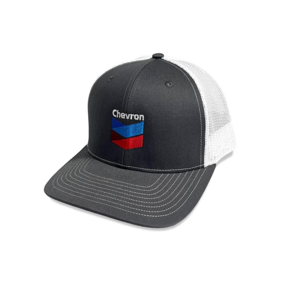 Chevron トラッカー キャップ Hallmark チャコール/ホワイト メンズ レディース 帽子 メッシュキャップ シェブロン ...