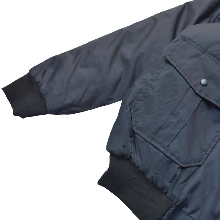 EDWARDS GARMENT Police Bomber Jacket Vulcan Navy メンズ レディース ボンバー ジャケット ...