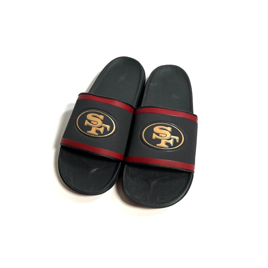 NIKE（ナイキ） オフコート スライド NFL San Francisco 49ers ブラック メンズ サンダル : RAWDRIP ...