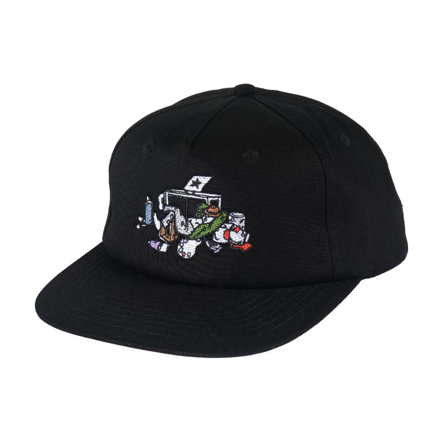 Pass~Port Lucid Dream Workers Cap Black / Red キャップ メンズ レディース 帽子 パスポート ...